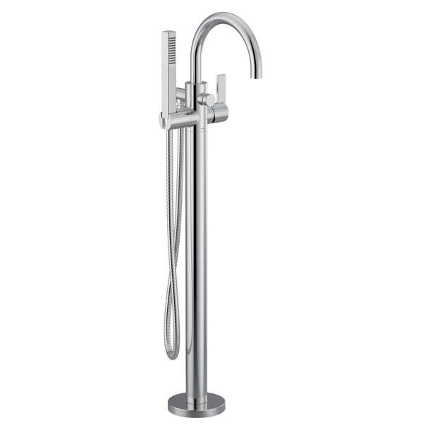 Moen Cia Double-Handle Deck Mounted Roman Tub Faucet Trim Kit, Valve Required | Wayfair